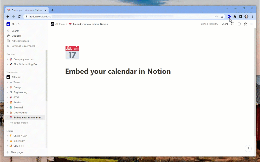 How to embed Google Calendar - Plus